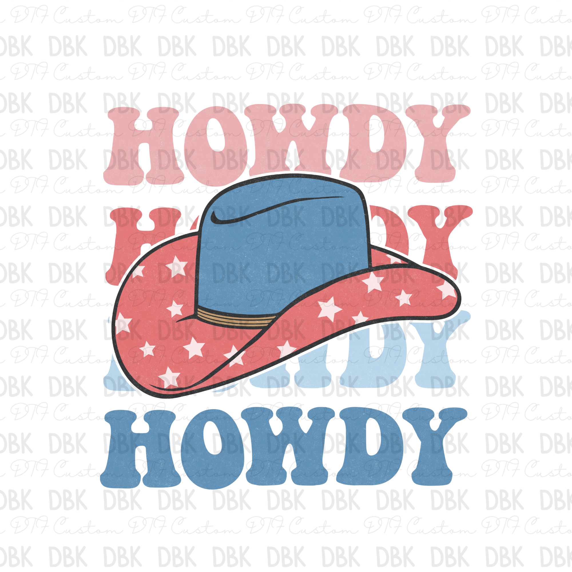 howdy DTF Transfer R132 – DBK-Custom Creations