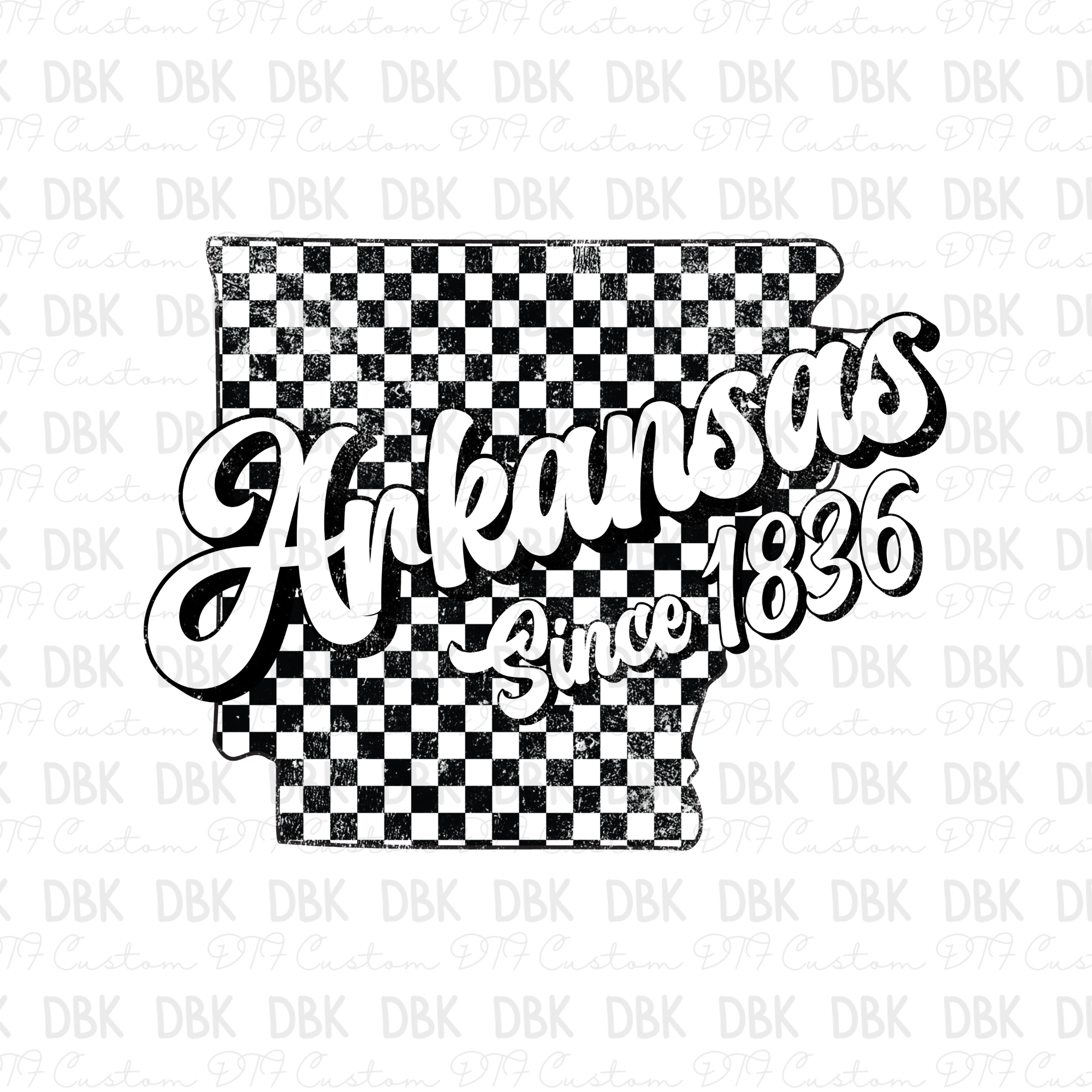 Arkansas DTF transfer M82 – DBK-Custom Creations