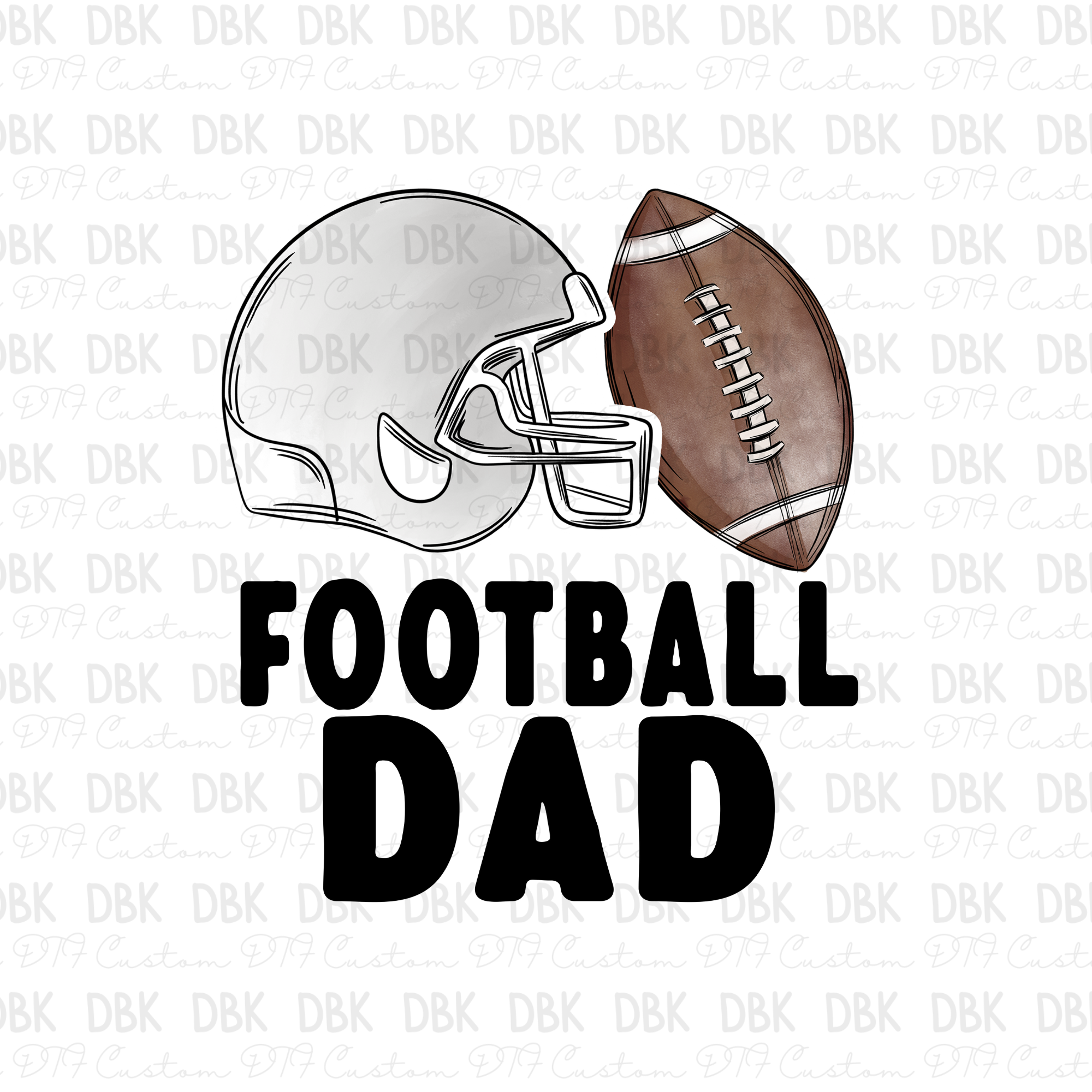 Football Bro DTF transfer C100 – DBK-Custom Creations