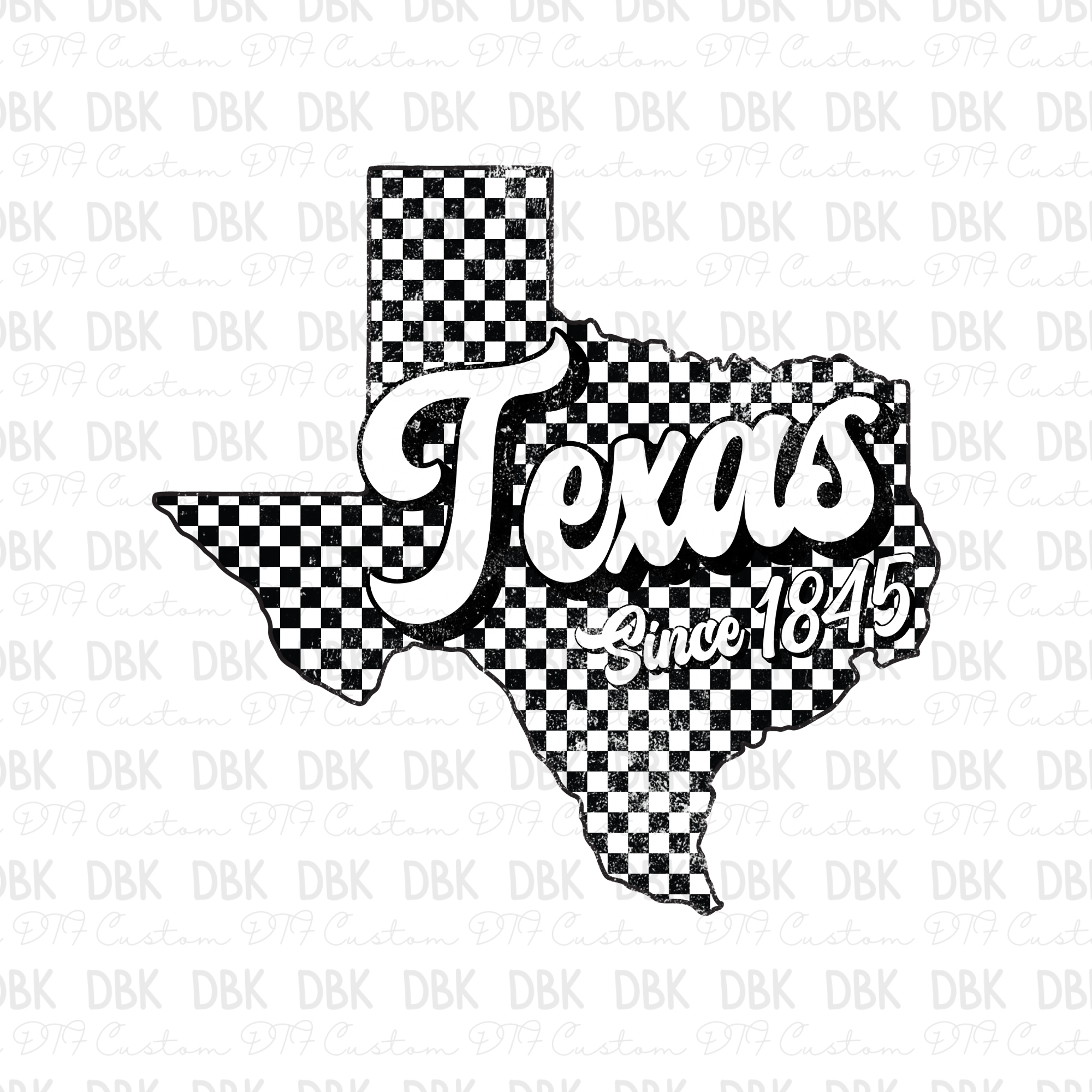 Texas DTF transfer M104 – DBK-Custom Creations