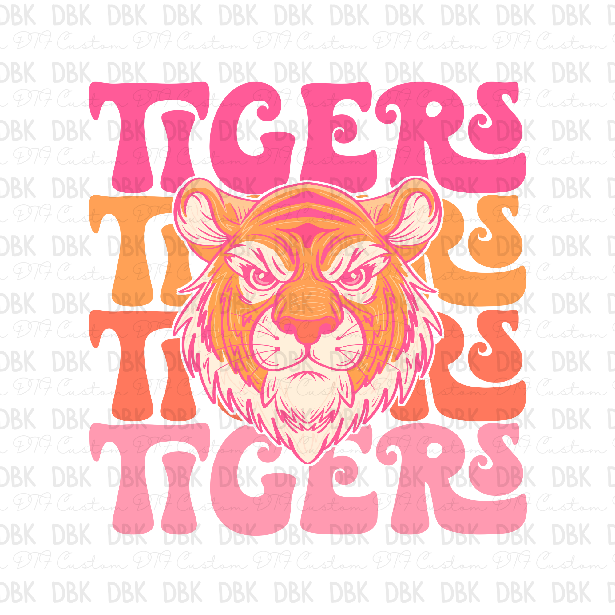 Tigers DTF Transfer M17 – DBK-Custom Creations