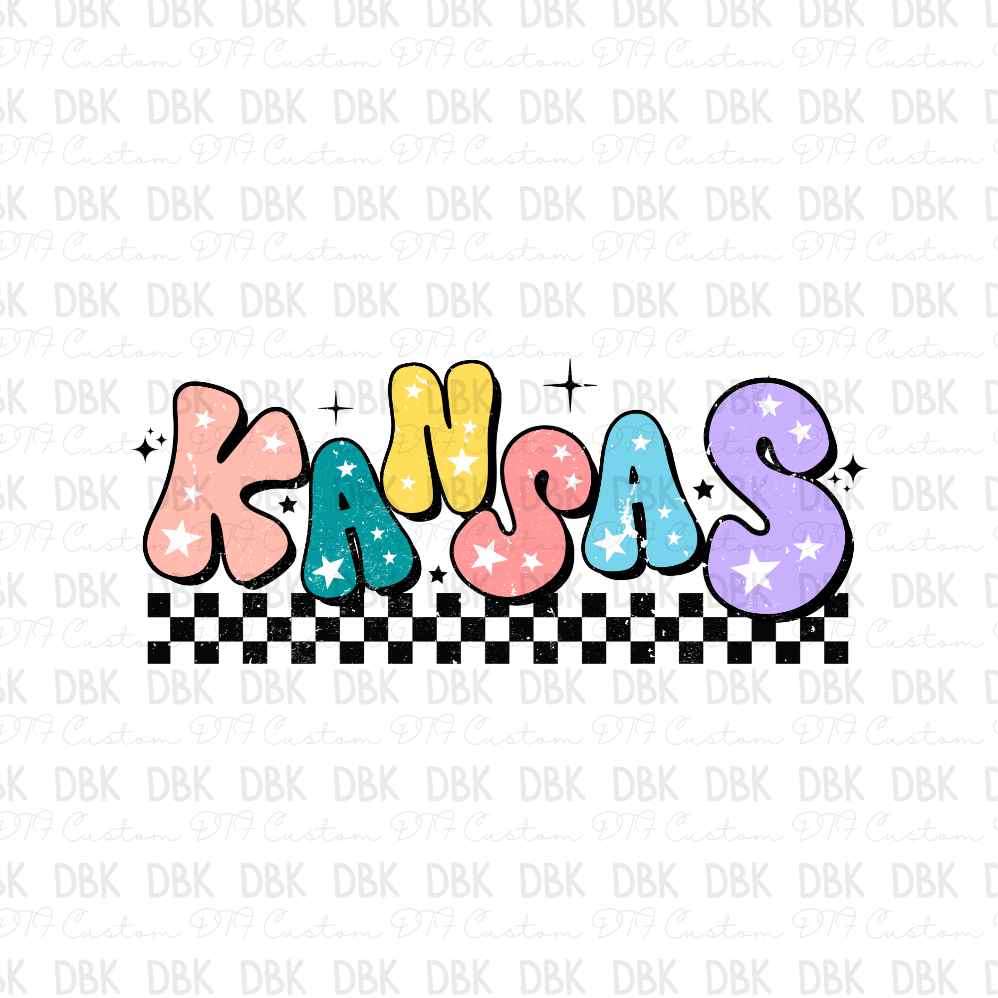Kansas DTF transfer – DBK-Custom Creations